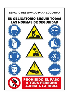 Cartel de seguridad S21 Señalización Co-001 - Seguridad - Cartel de ...