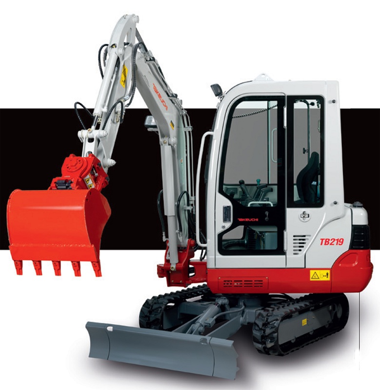 Excavadoras compactas Takeuchi TB219 - Obras públicas - Excavadoras ...