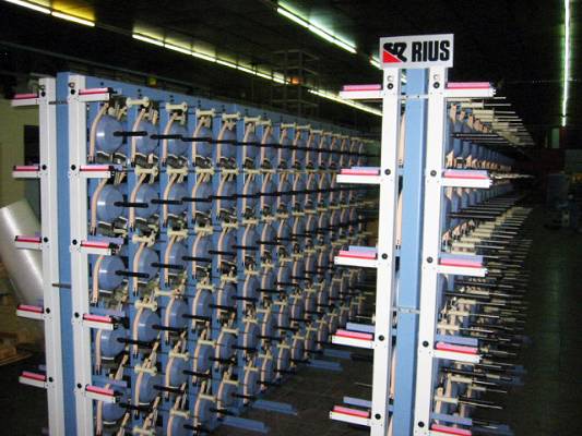 Filetas para urdido Rius F-7 - Textil - Filetas para urdido