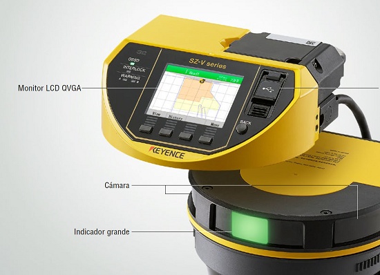 Escáner de seguridad láser Keyence-(Automatizacion Industrial) SZ-V ...