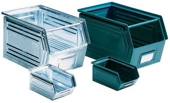 Contenedores metálicos apilables - Almacenaje y logística ...